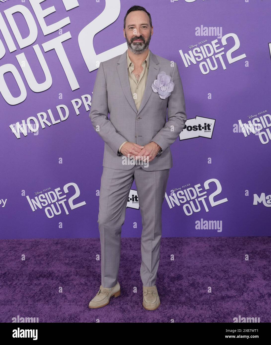 Tony Hale arrives at the Disney And Pixar's INSIDE OUT 2 World Premiere held at the El Capitan ...