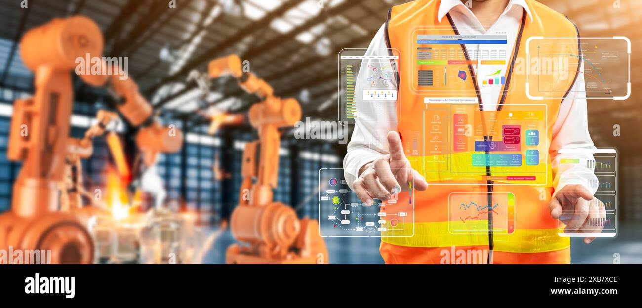 Engineer in smart factory hi-res stock photography and images - Alamy