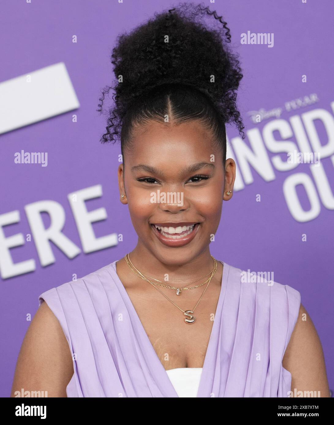 Sumayyah Nuriddin-Green arrives at the Disney And Pixar's INSIDE OUT 2 ...