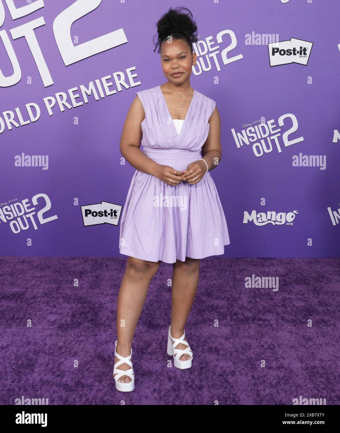 Sumayyah Nuriddin-Green arrives at the Disney And Pixar's INSIDE OUT 2 ...