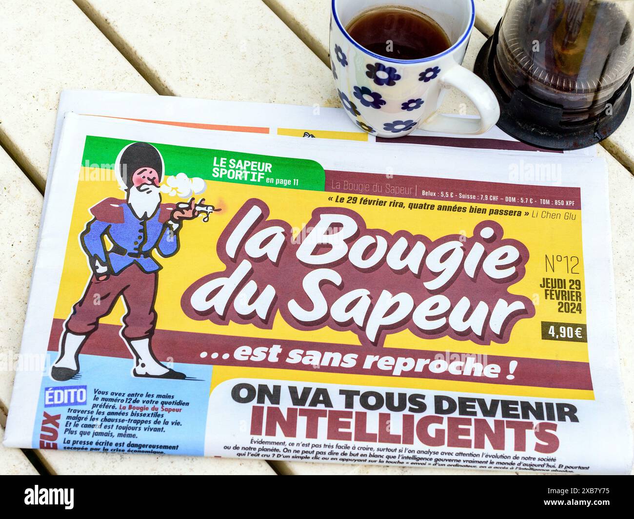 "La Bougie du Sapeur" is a French satirical newspaper launched in 1980 ...