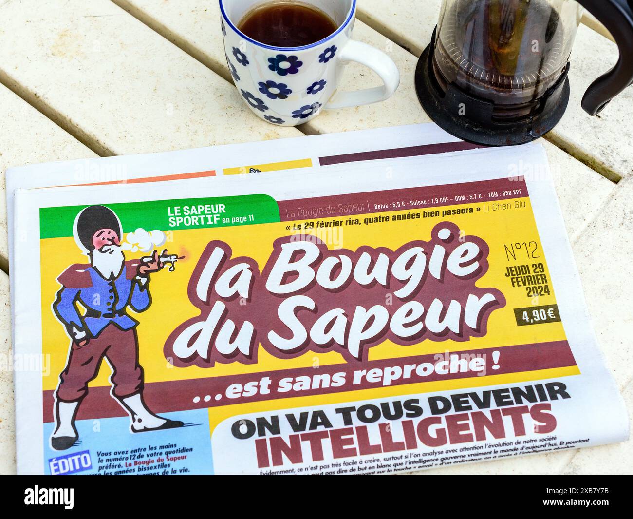"La Bougie du Sapeur" is a French satirical newspaper launched in 1980 ...