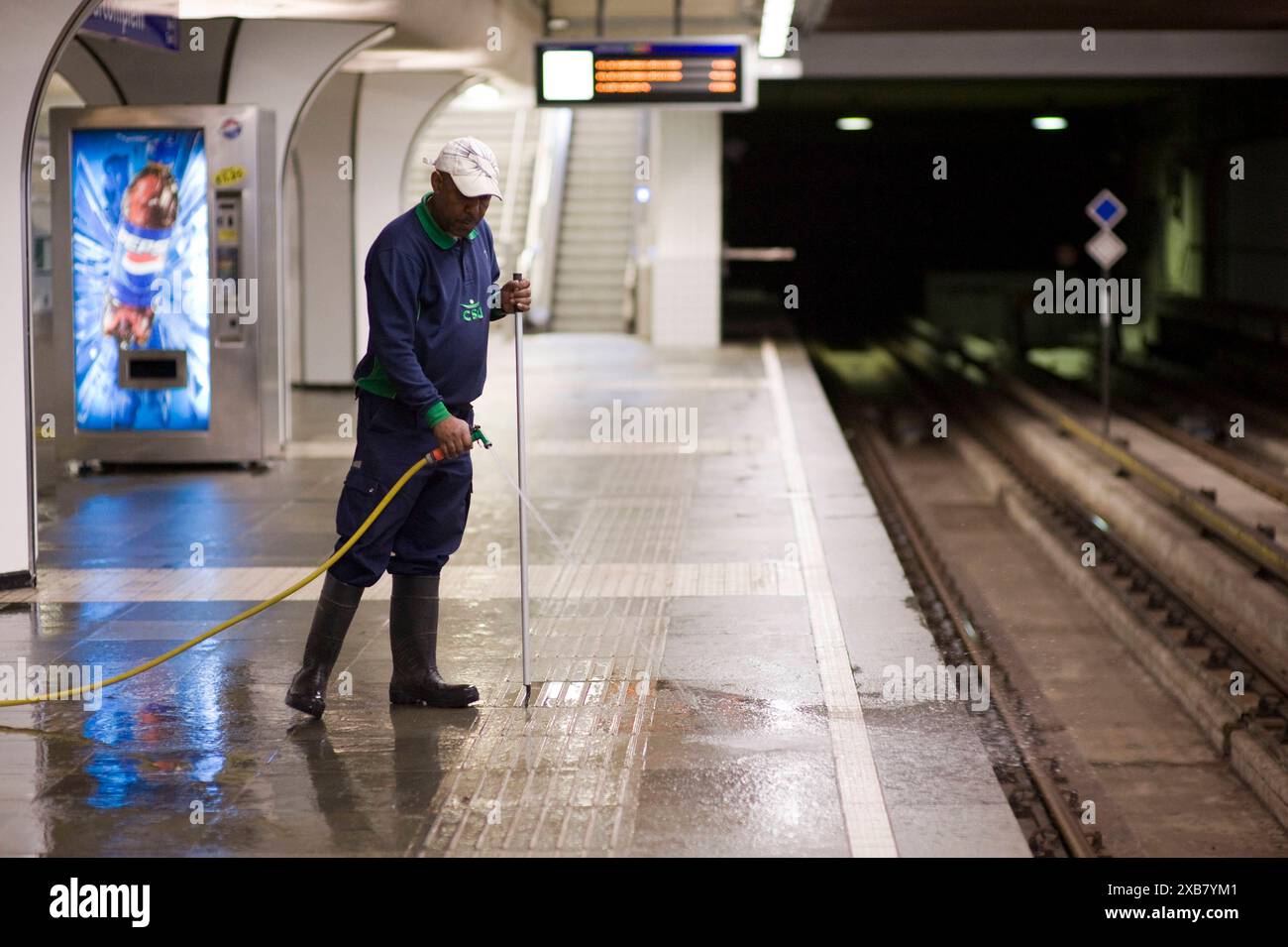 Subway station marconiplein hi-res stock photography and images - Alamy