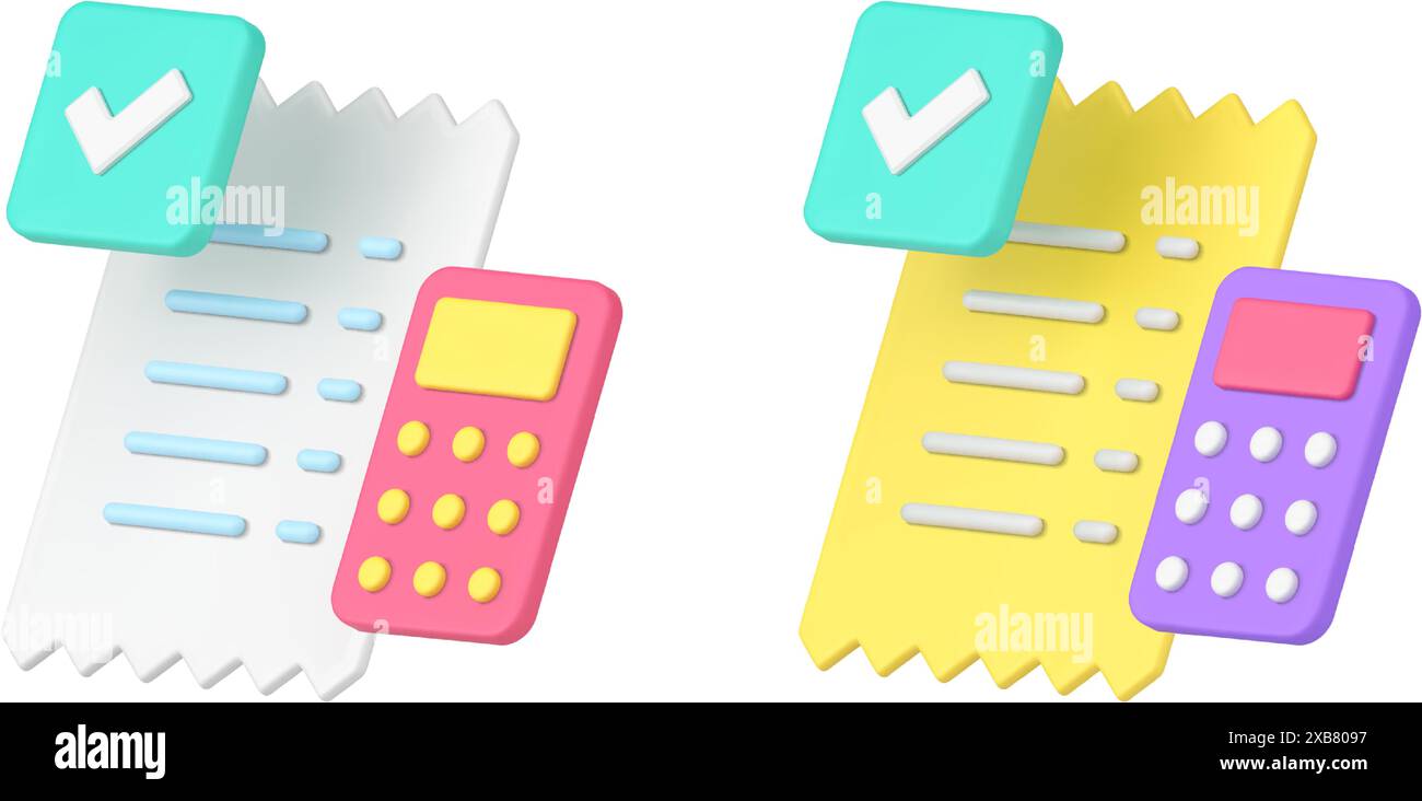 Financial Accounting Success Analyzing Calculating Profit Banking Bill Payment 3d Icon Set