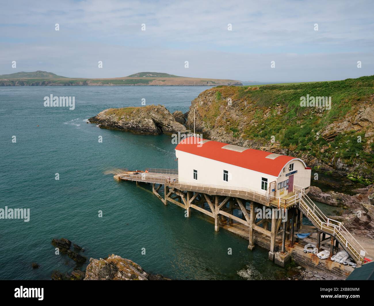 The old RNLI St Davids Lifeboat Station, St Justinian, St Davids ...