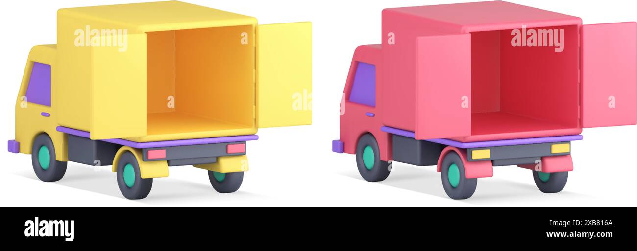 Empty back of van hi-res stock photography and images - Alamy