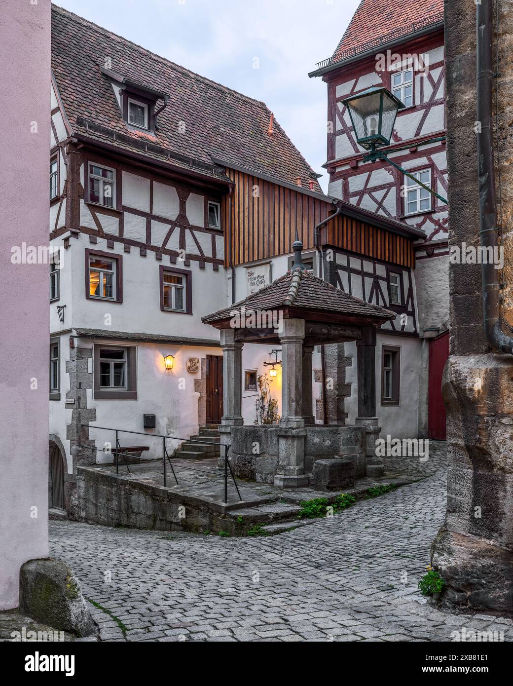 The magical old town in Rothenburg ob der Tauber and its beautiful ...