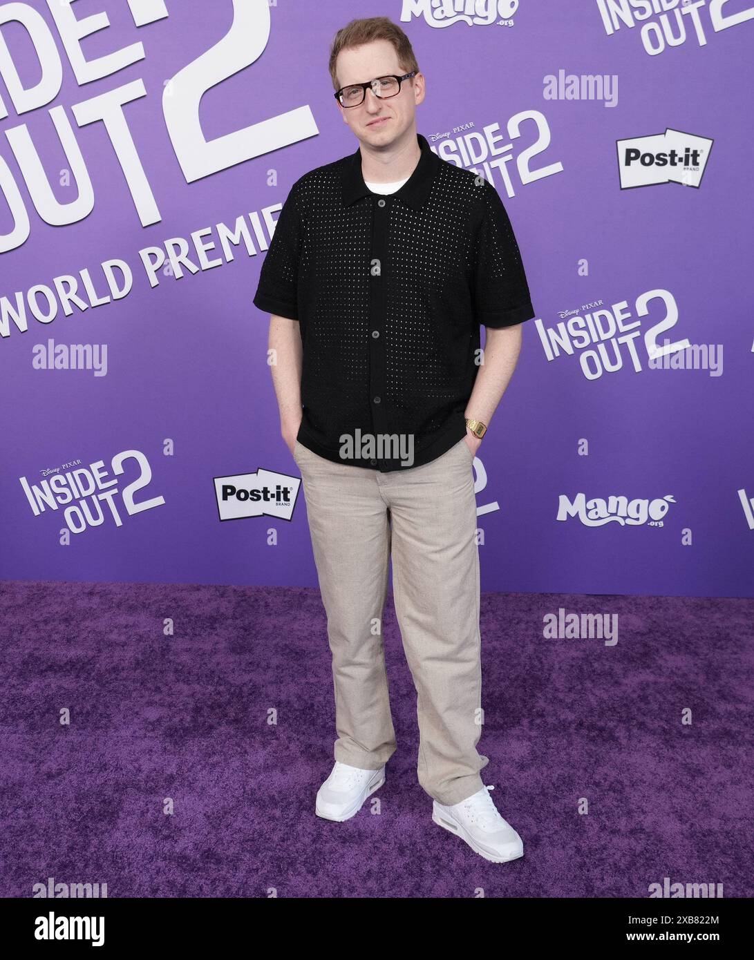 James Austin Johnson arrives at the Disney And Pixar's INSIDE OUT 2 ...