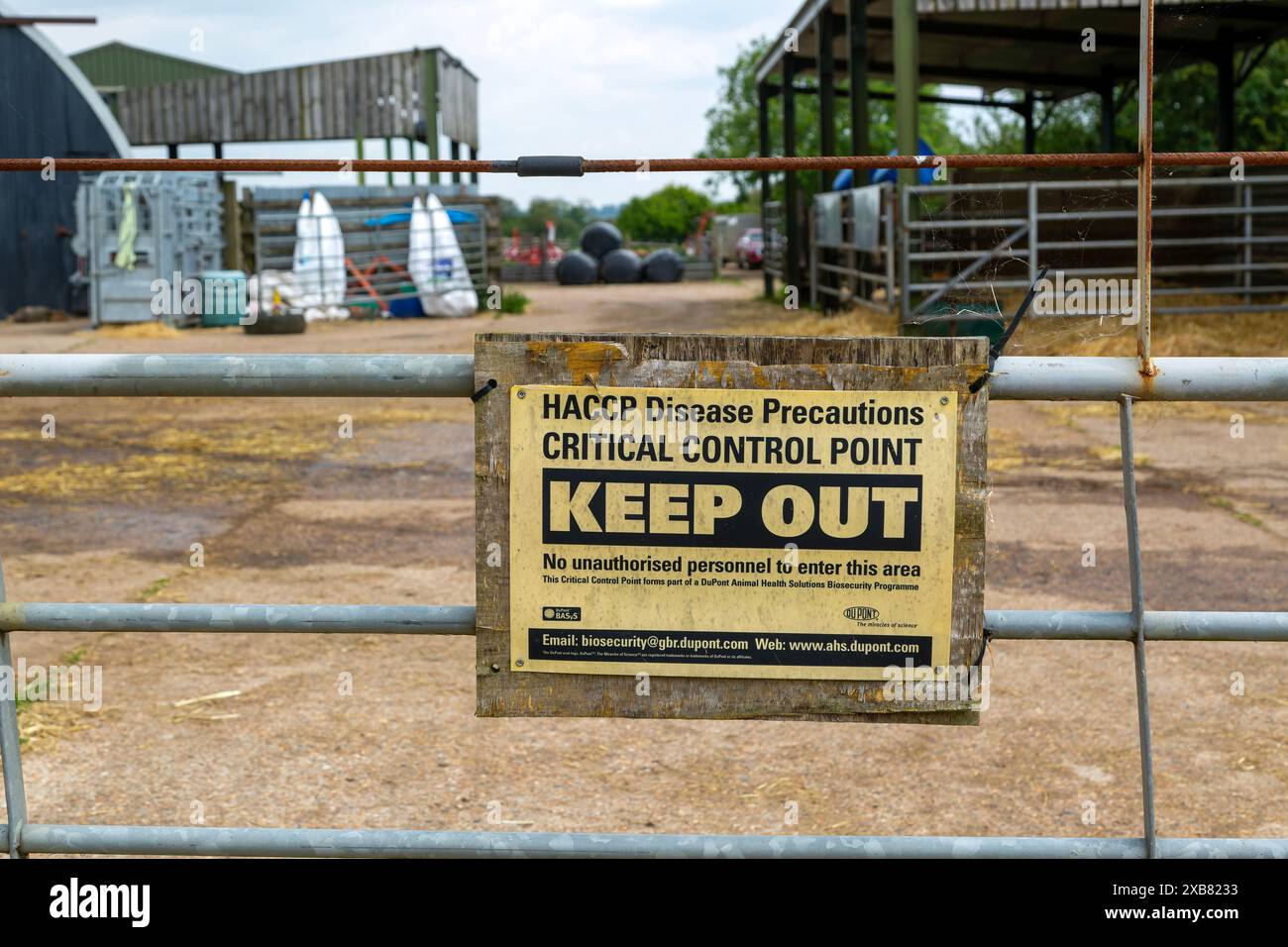 HACCP Disease Precautions critical control point Keep Out sign on ...