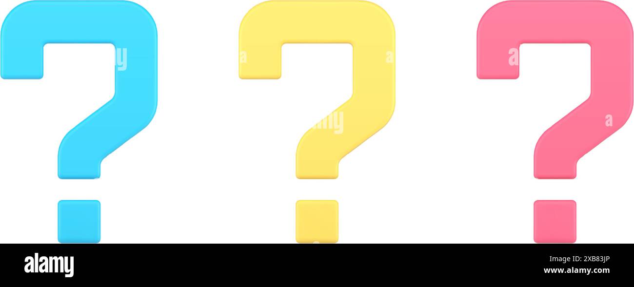 Realistic question mark Cut Out Stock Images & Pictures - Alamy