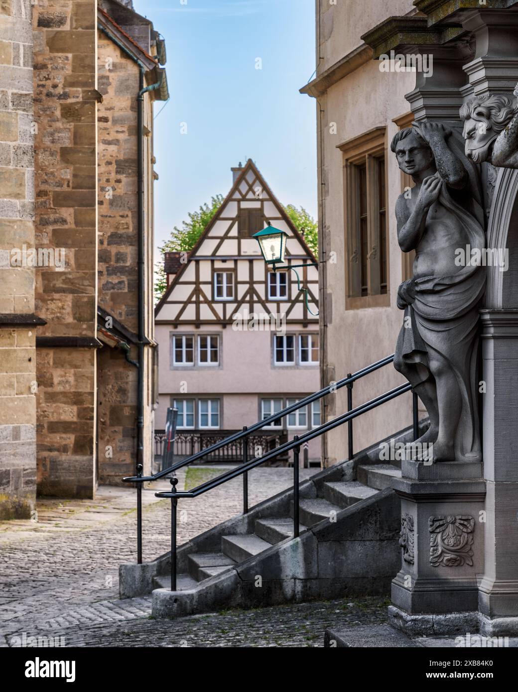 The magical old town in Rothenburg ob der Tauber and its beautiful ...