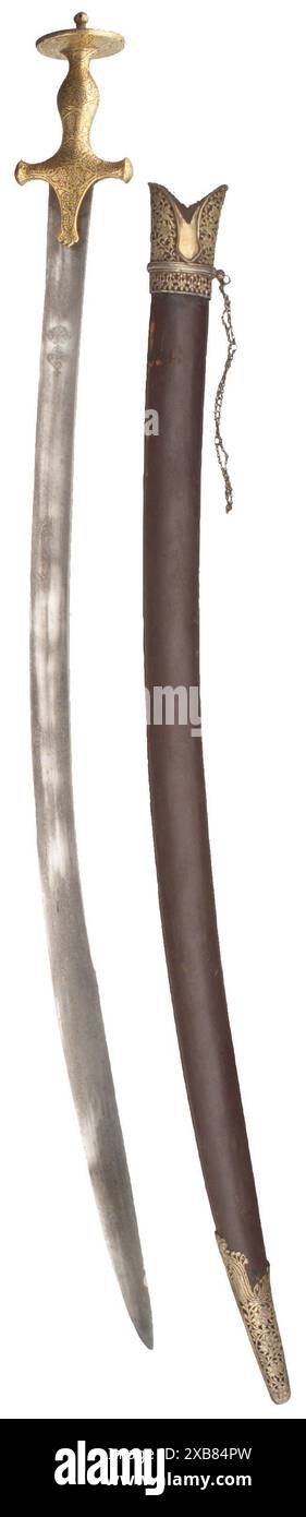 weapons, swords, Asian, talwar, 19th century, PROPERTY-RELEASED Stock ...