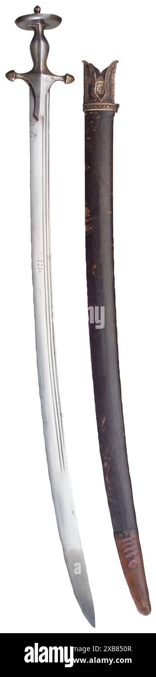 weapons, swords, Asian, talwar, 19th century, PROPERTY-RELEASED Stock ...