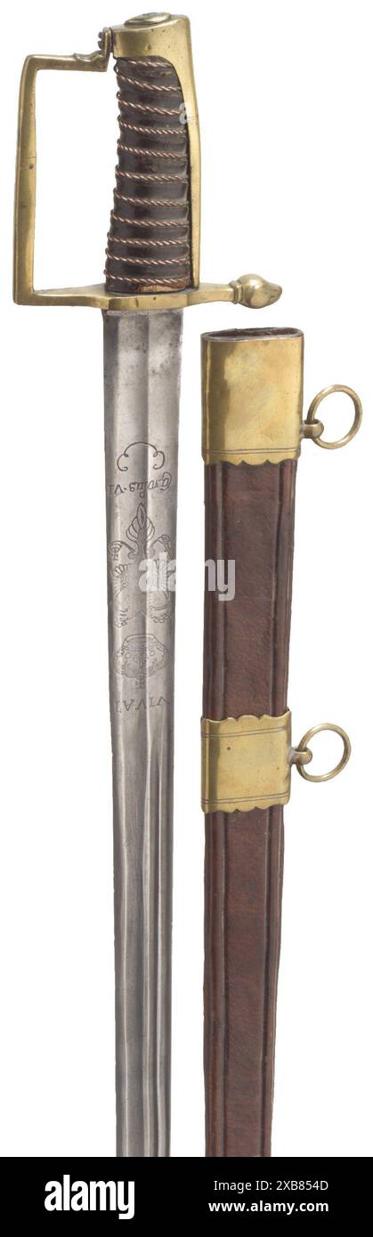 weapons, swords, backsword, 18th century, PROPERTY-RELEASED Stock Photo ...