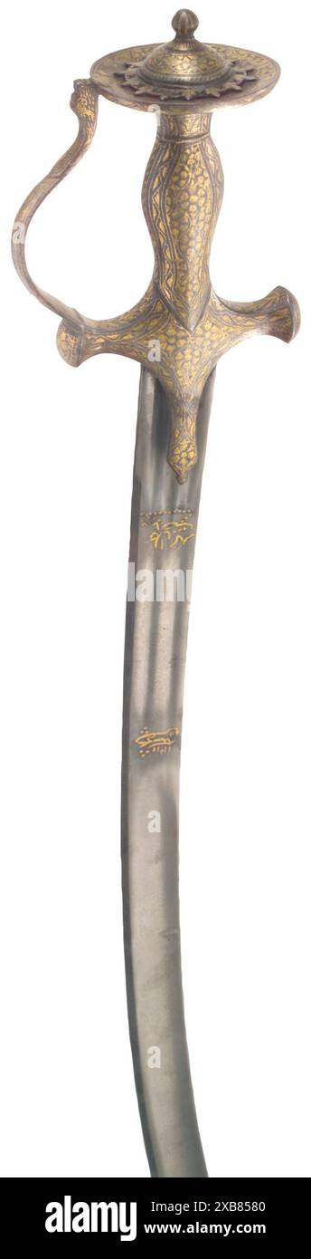 weapons, swords, Asian, talwar, 18th century, PROPERTY-RELEASED Stock ...
