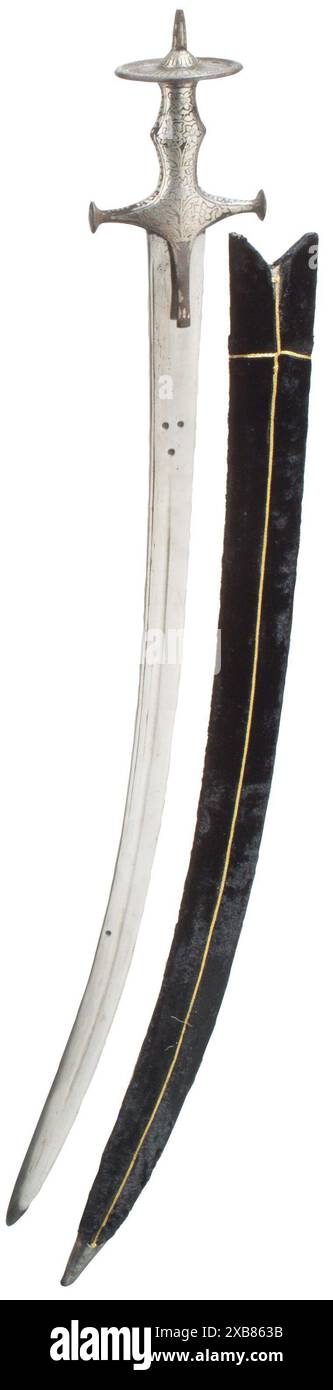 weapons, swords, Asian, talwar, 19th century, PROPERTY-RELEASED Stock ...