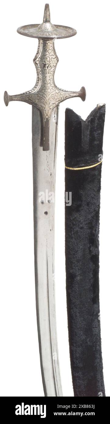 weapons, swords, Asian, talwar, 19th century, PROPERTY-RELEASED Stock ...