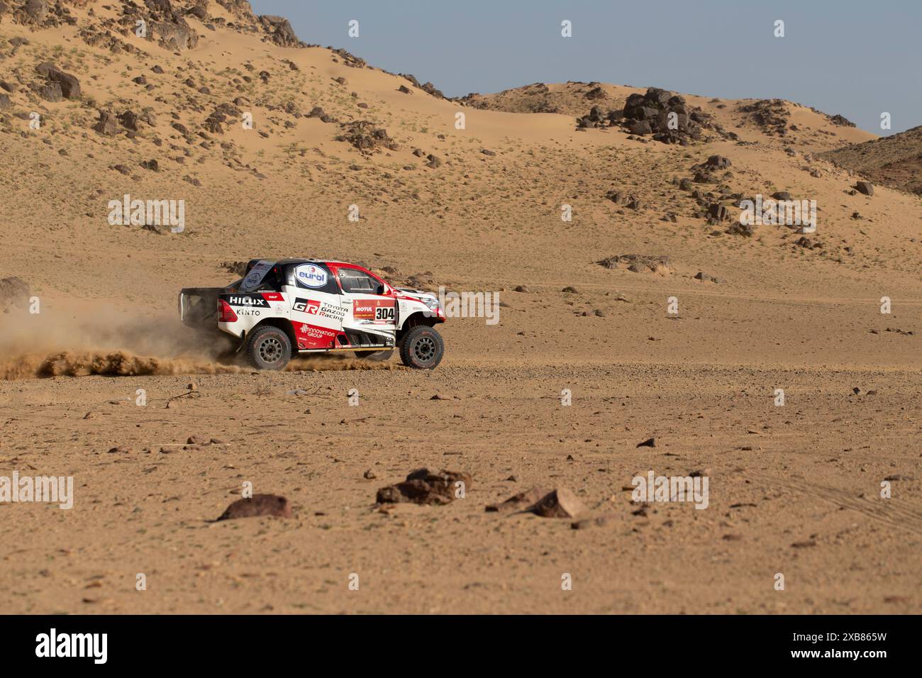 Driving through desert landscape rugged hi-res stock photography and ...