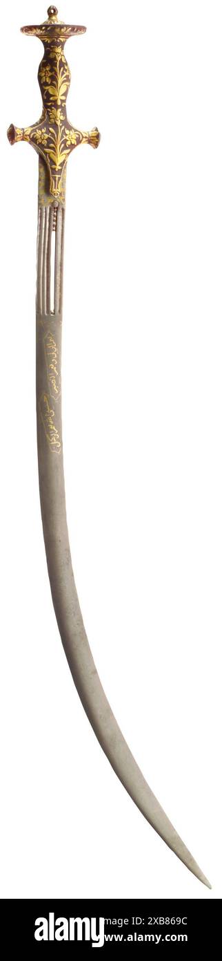 weapons, swords, Asian, talwar, 19th century, PROPERTY-RELEASED Stock ...