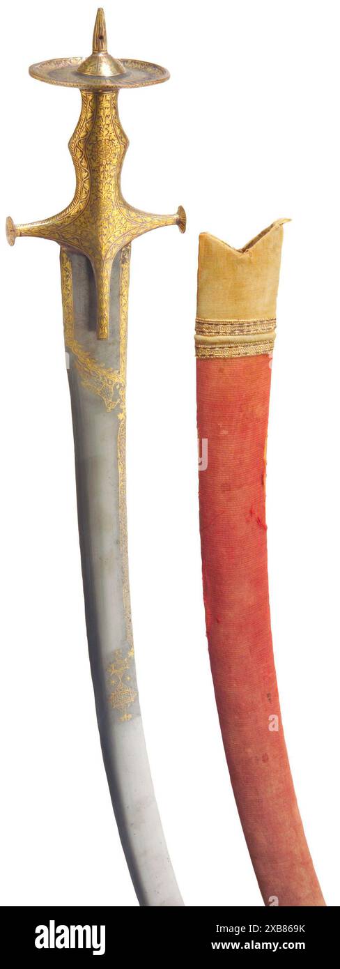weapons, swords, Asian, talwar, 19th century, PROPERTY-RELEASED Stock ...