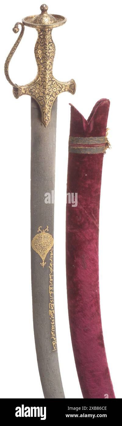 weapons, swords, Asian, talwar, 18th century, PROPERTY-RELEASED Stock ...