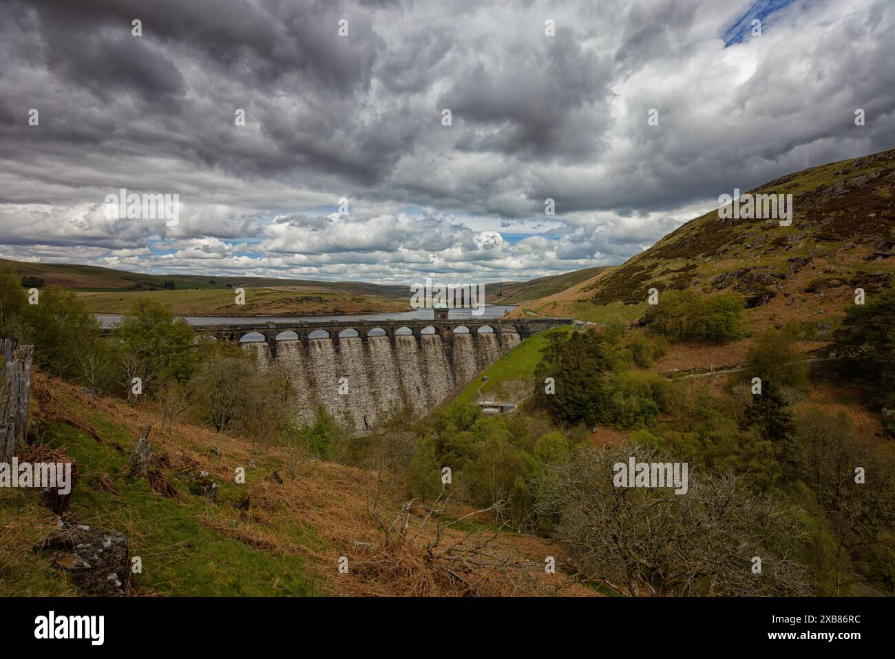 Elan Valley and the Dams and reservoirs of Wales UK Stock Photo - Alamy