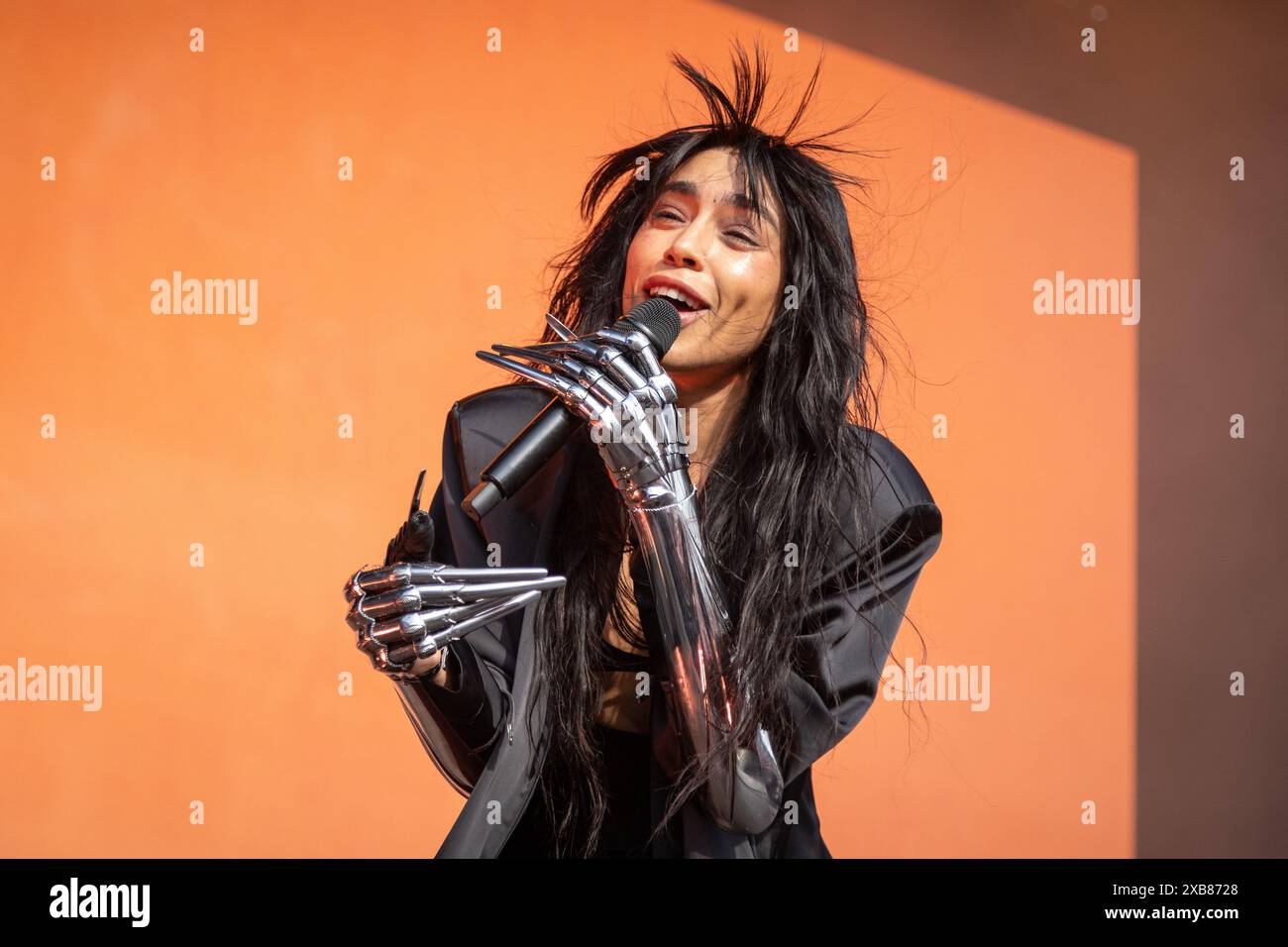 Trondheim, Norway. 07th, June 2024. The Swedish singer Loreen performs ...