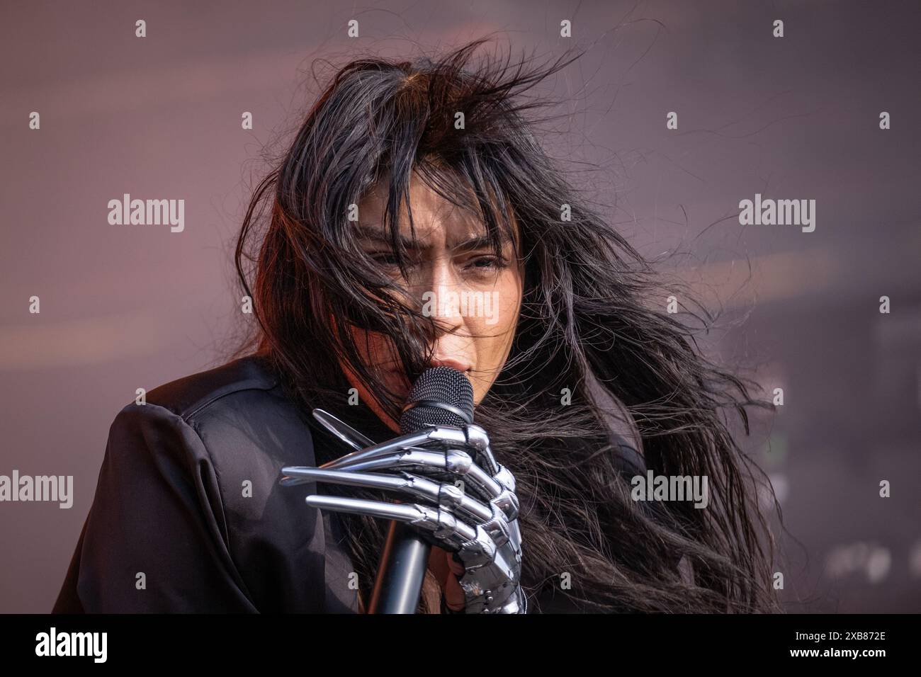 Trondheim, Norway. 07th, June 2024. The Swedish singer Loreen performs ...