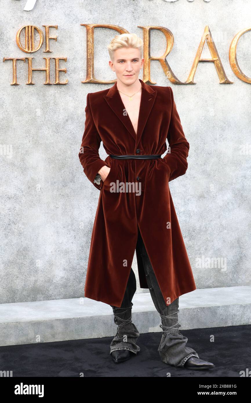 Ewan Mitchell, House of the Dragon - Season 2 UK Premiere, Leicester Square, London, UK, 10 June ...