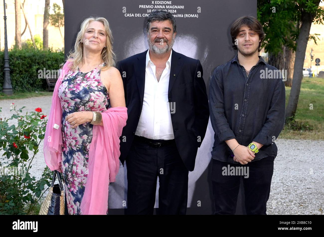 Emanuela Rossi, Francesco Pannofino und Andrea Pannofino bei der 10 ...