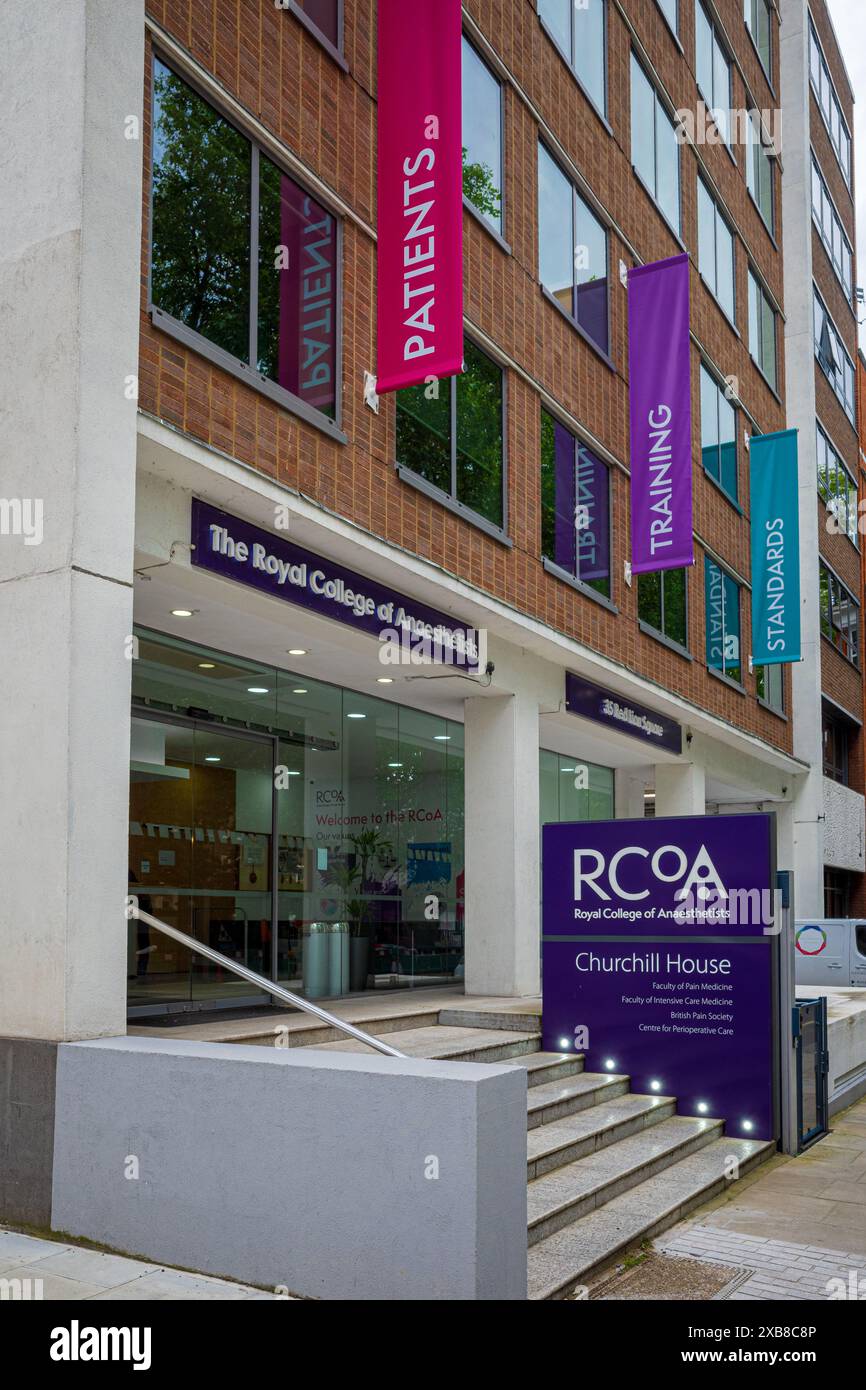 Churchill House,RCoA HQ London,RCoA Head Office London,Royal College of ...
