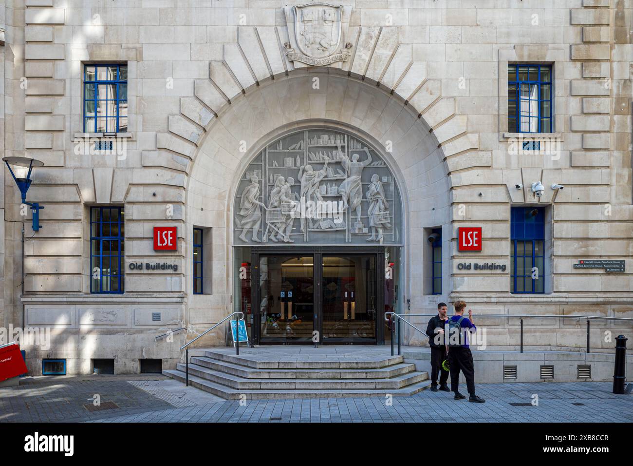The Old Building of the London School of Economics, part of the University of London, in Central ...