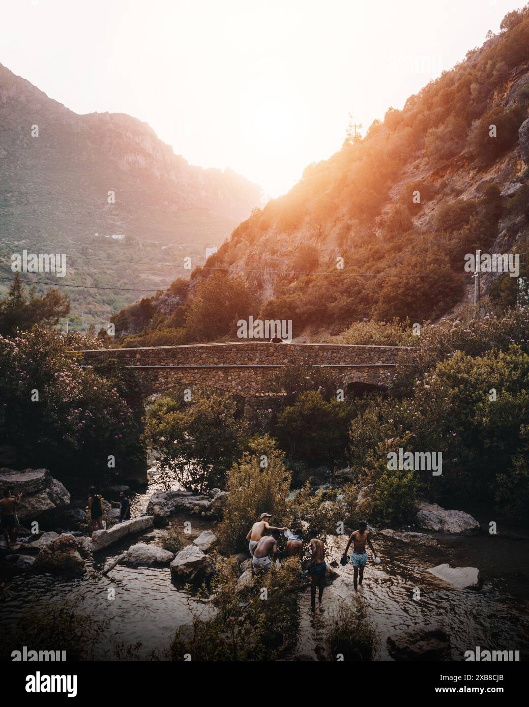 Mountains of Akchour, Chefchaouen - Morocco Stock Photo - Alamy
