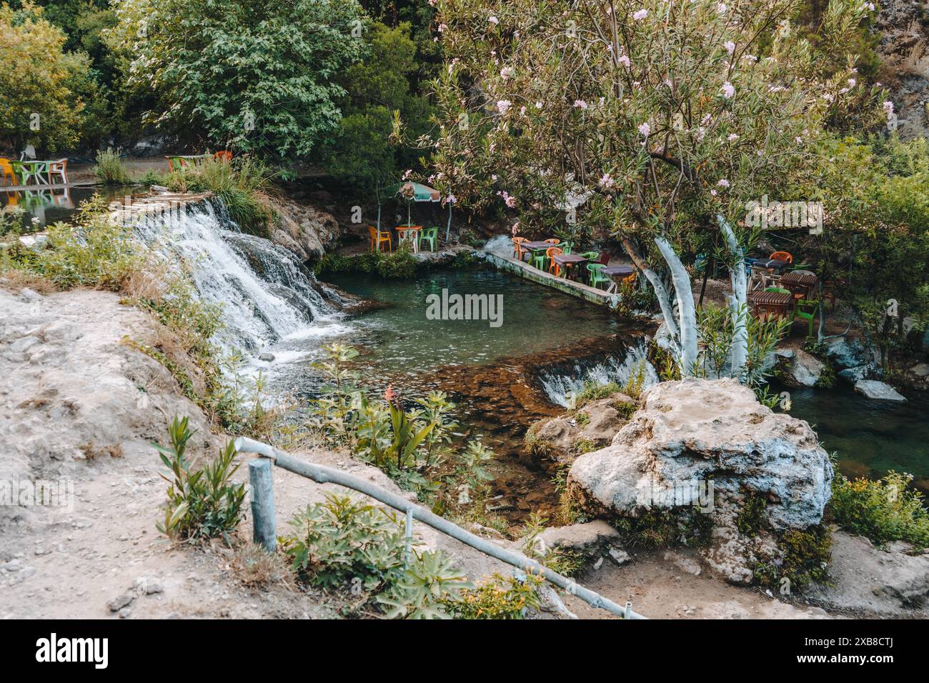 Akchour waterfalls in chefchaouen Morocco Stock Photo - Alamy