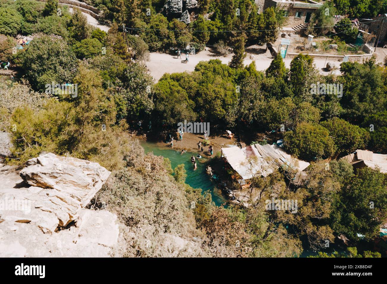Akchour waterfalls in chefchaouen Morocco Stock Photo - Alamy