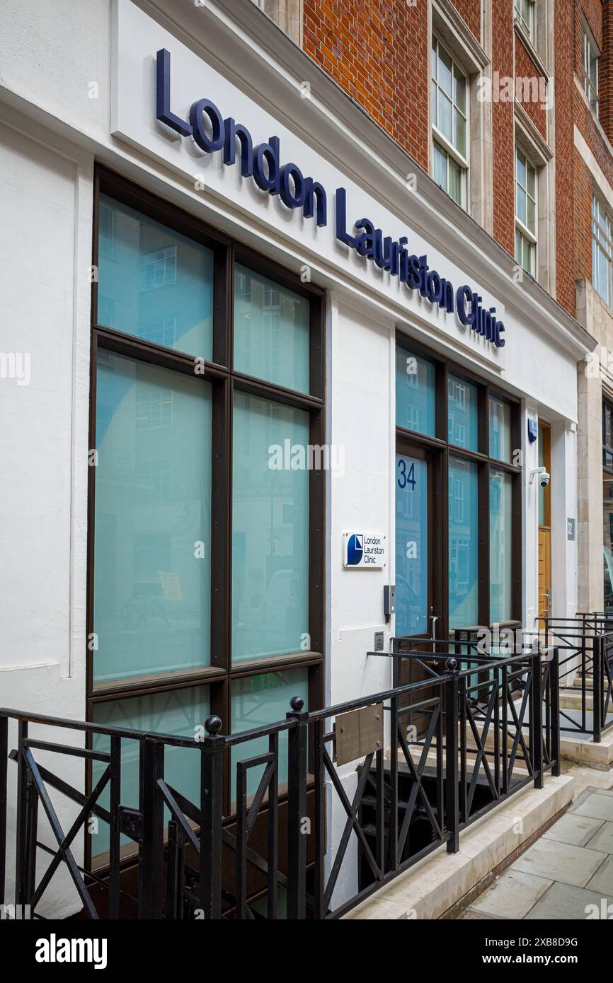 London lauriston clinic 34 great titchfield st london hi-res stock ...