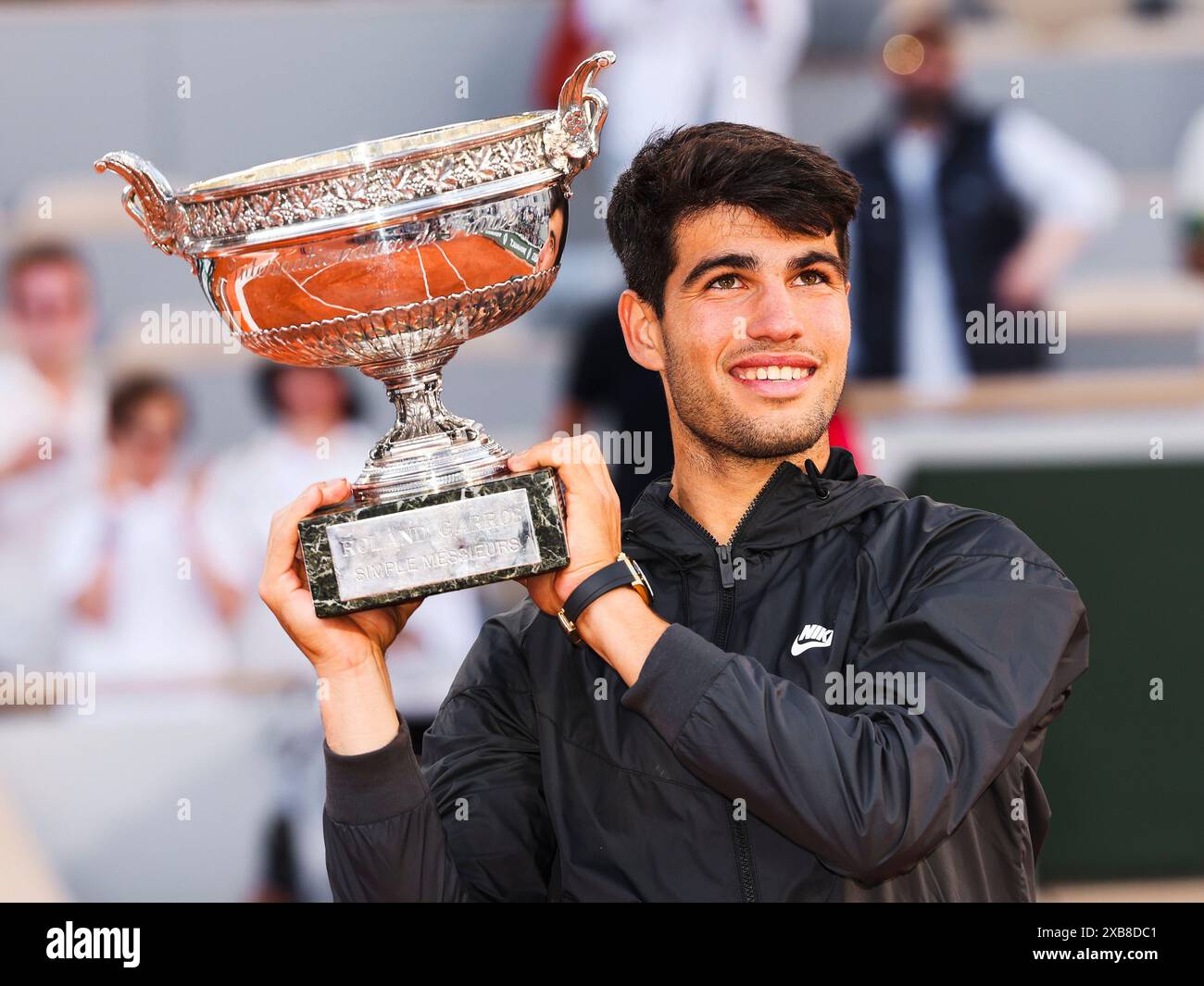 French open 2024 trophy hi-res stock photography and images - Alamy