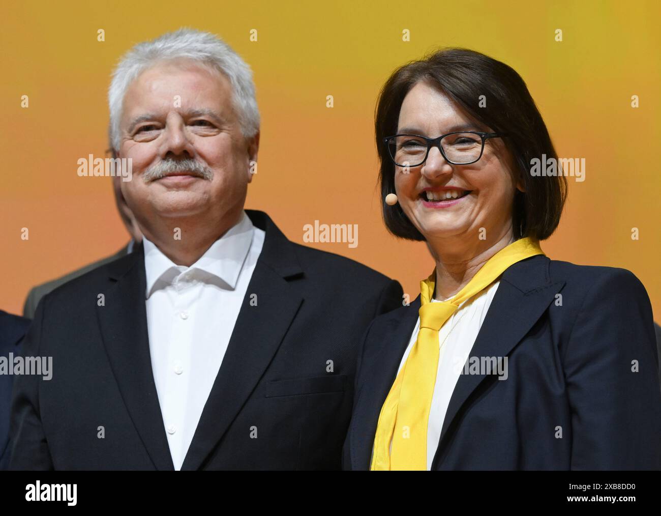 11 June 2024, Berlin: Andreas Matter, outgoing ZIA President, and Iris ...