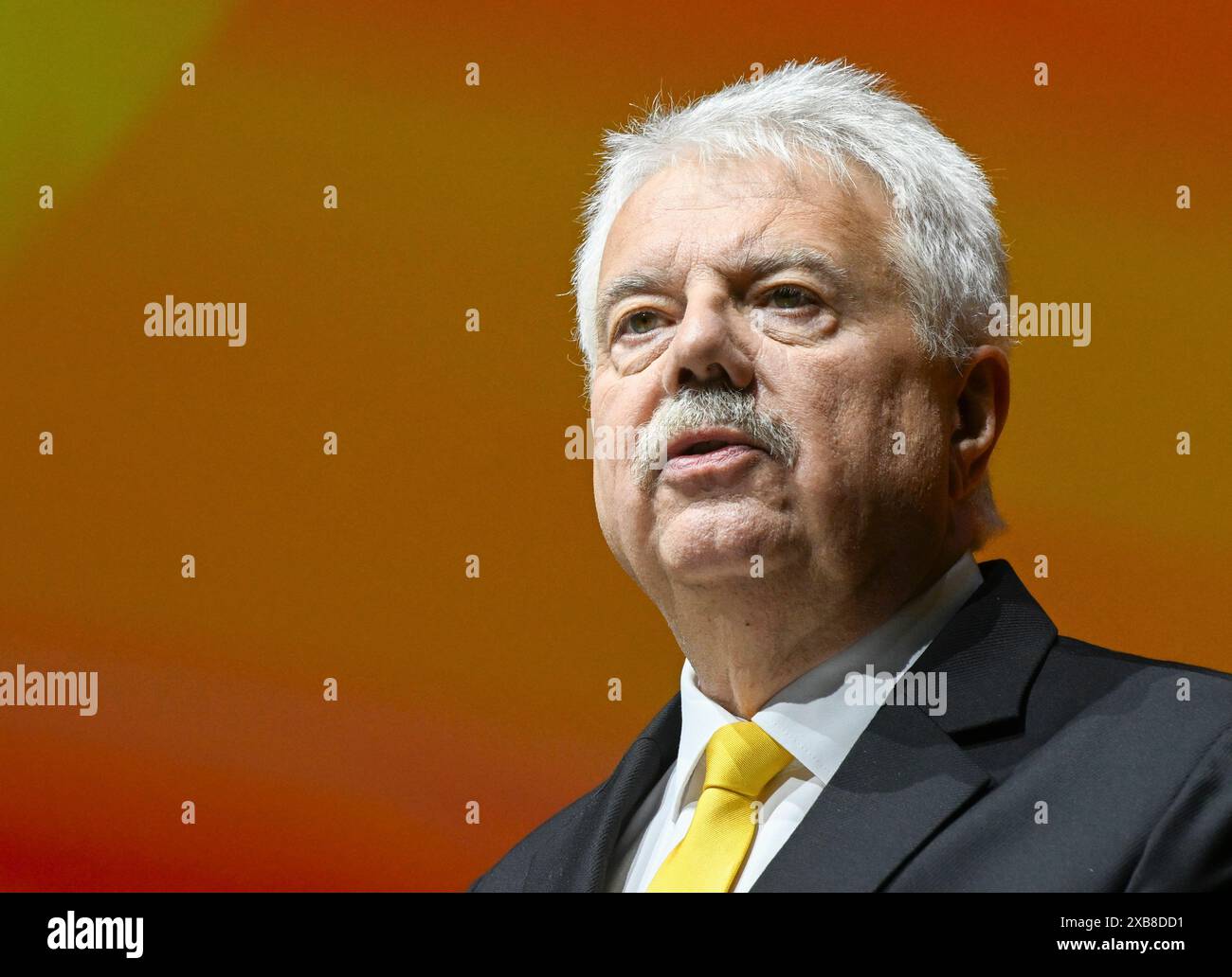 11 June 2024, Berlin: Andreas Matter, outgoing ZIA President, speaks at ...