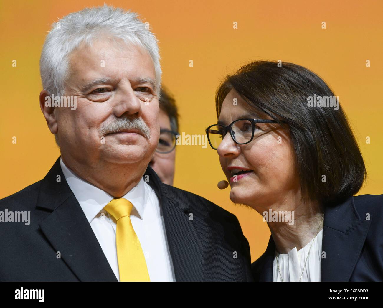 11 June 2024, Berlin: Andreas Matter, outgoing ZIA President, and Iris ...
