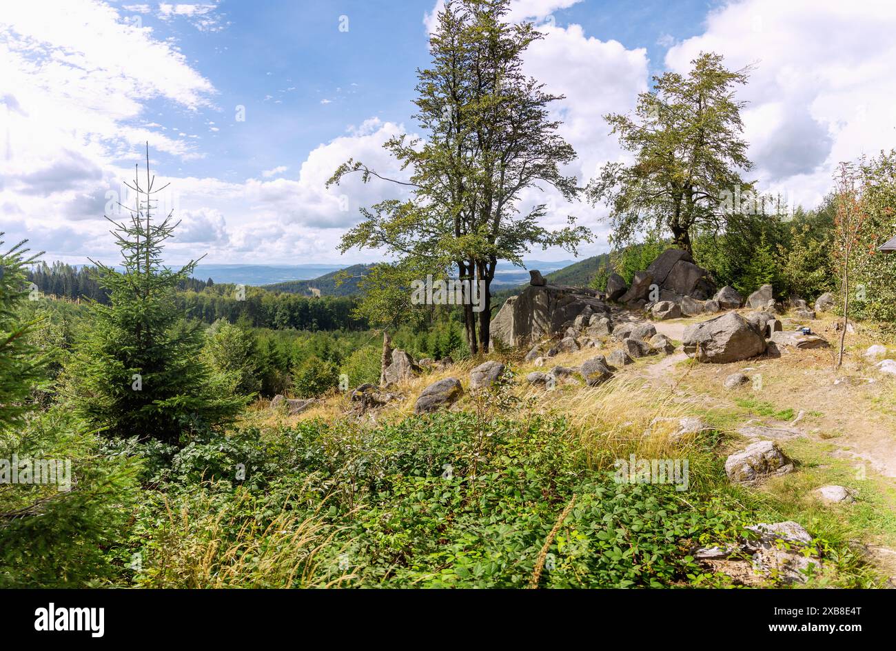 geography / travel, Germany, Thuringia, Rennsteig (ridge walk ...