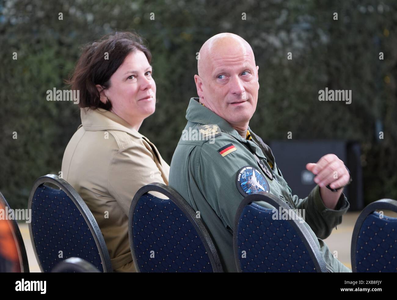 11 June 2024, Schleswig-Holstein, Jagel: Lieutenant General Ingo ...