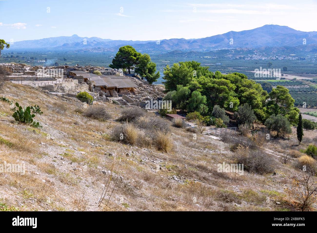 geography / travel, Greece, Festos, Phaistos, excavation, Minoan castle ...