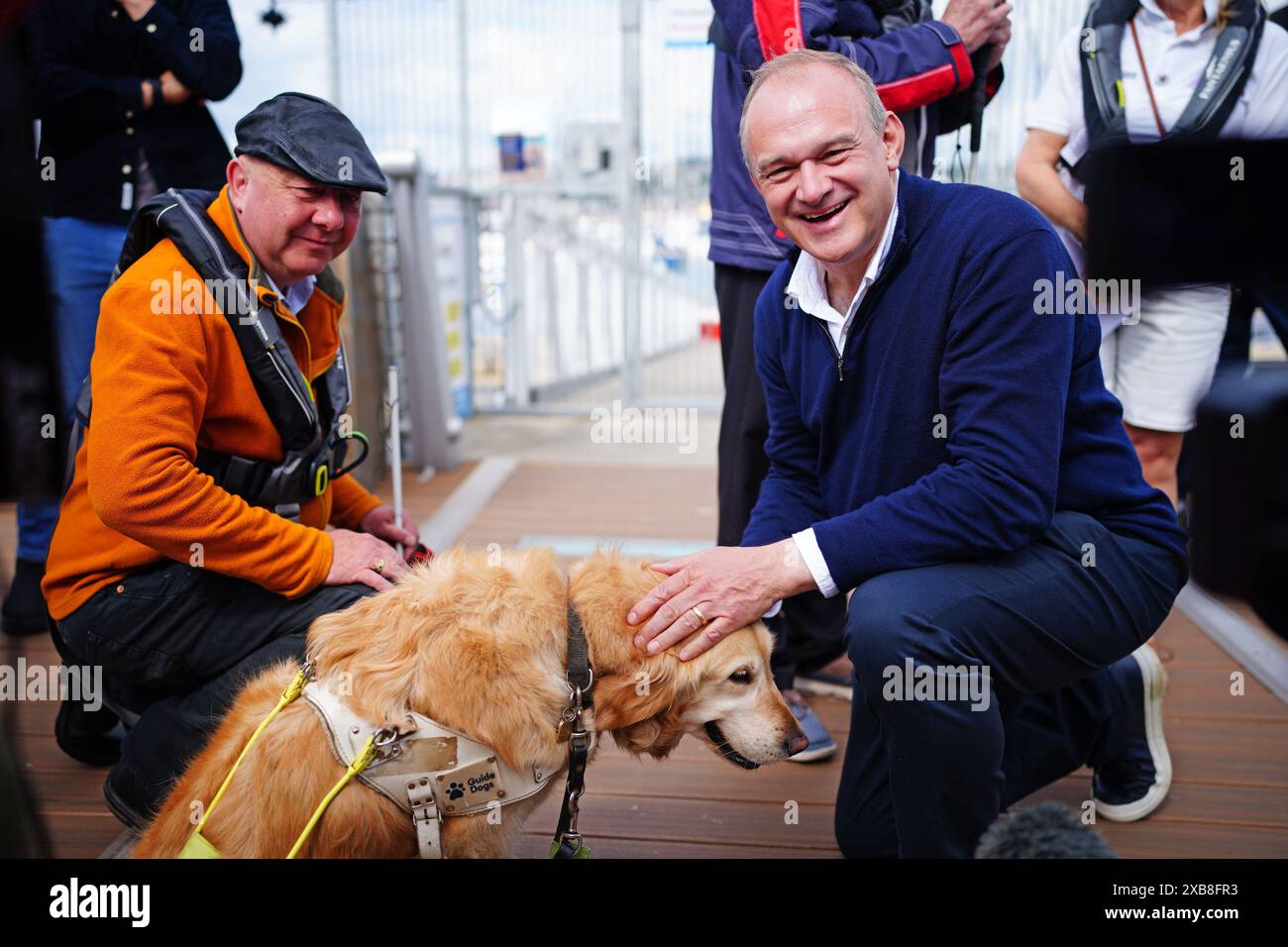 RETRANSMITTING ADDING INFORMATION Liberal Democrats leader Sir Ed Davey ...