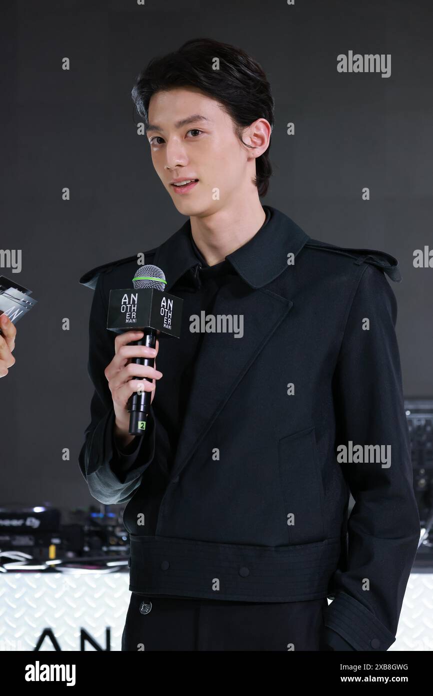 Chinese actor Lai Weiming attends an activity in Shanghai, China, 7 June, 2024. (Photo by ...