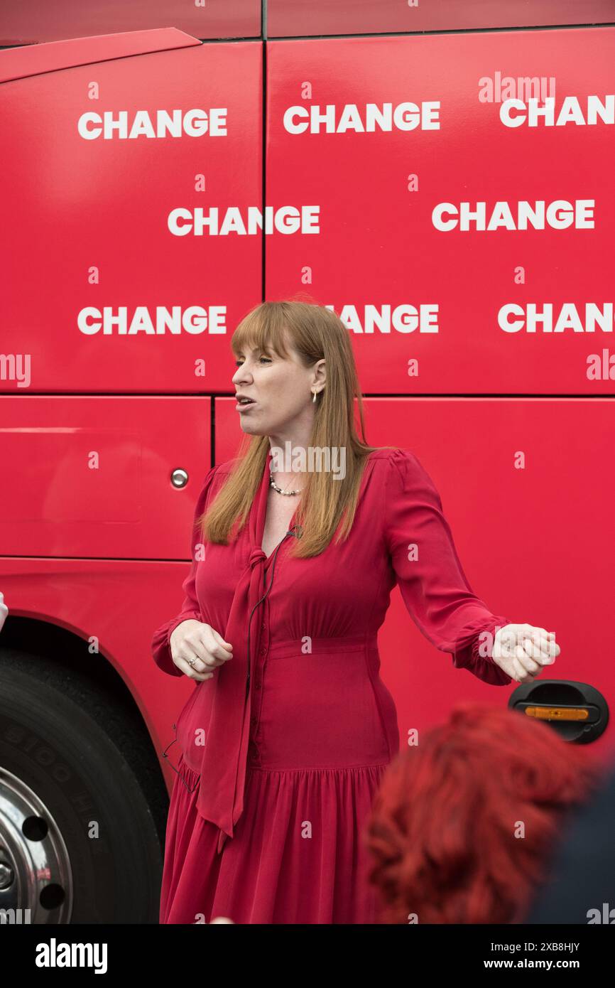 Sutton in Ashfield, Nottinghamshire, England, UK. 11th June, 2024. The ...