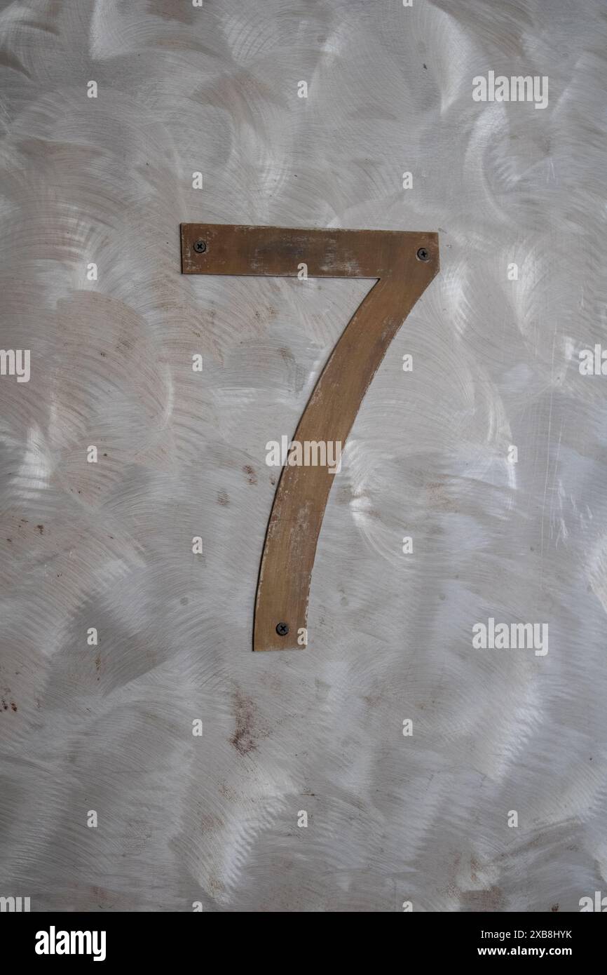 Digital number seven hi-res stock photography and images - Alamy