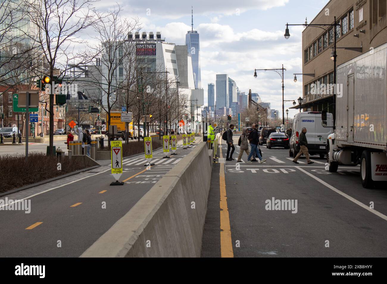 Sidewalk zebra crossing hi-res stock photography and images - Alamy