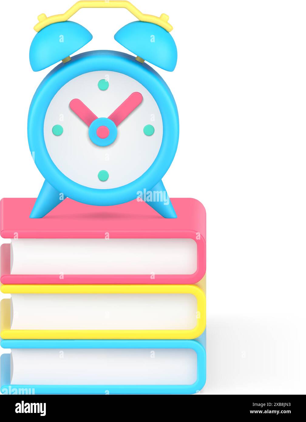 Time to book read learning academic education knowledge wisdom 3d icon ...