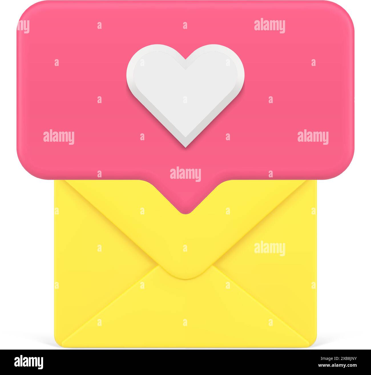 Like message love email yellow envelope social media network chat ...
